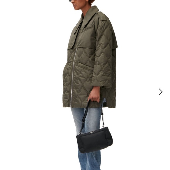 Ganni | Jackets & Coats | Ganni Quilted Jacket Nwt | Poshmark